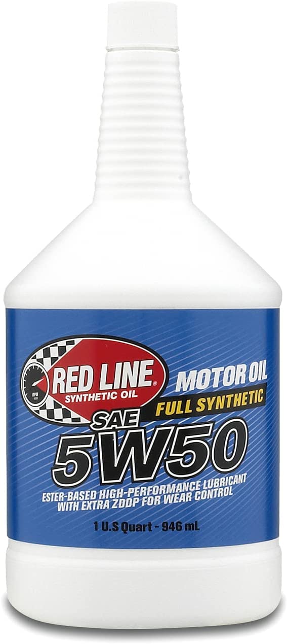 RED11604 High-performance Red Line 11604 5W-50 Motor Oil - 1 Quar
