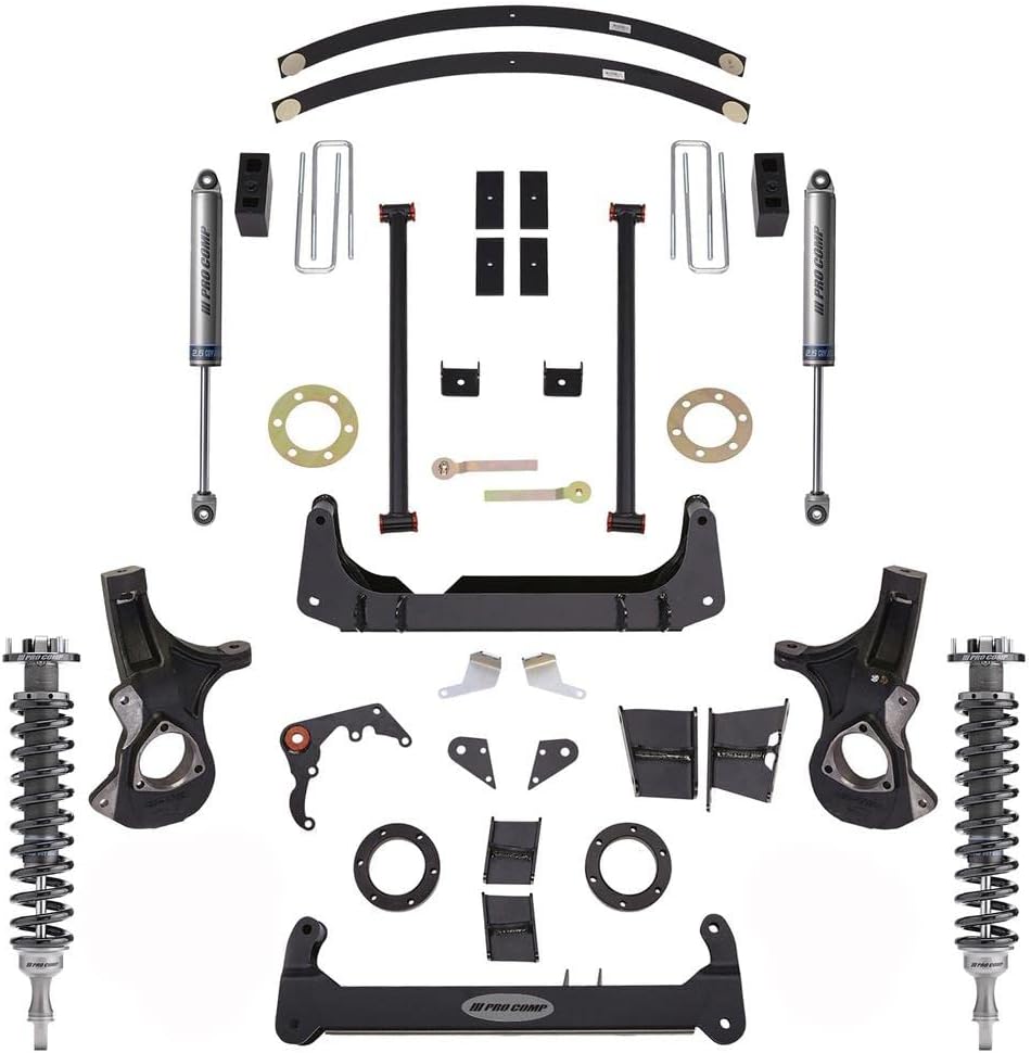 Pro Comp 6 Lift Kit with PRO-VST Front Coilovers and PRO-VST Rear Shoc