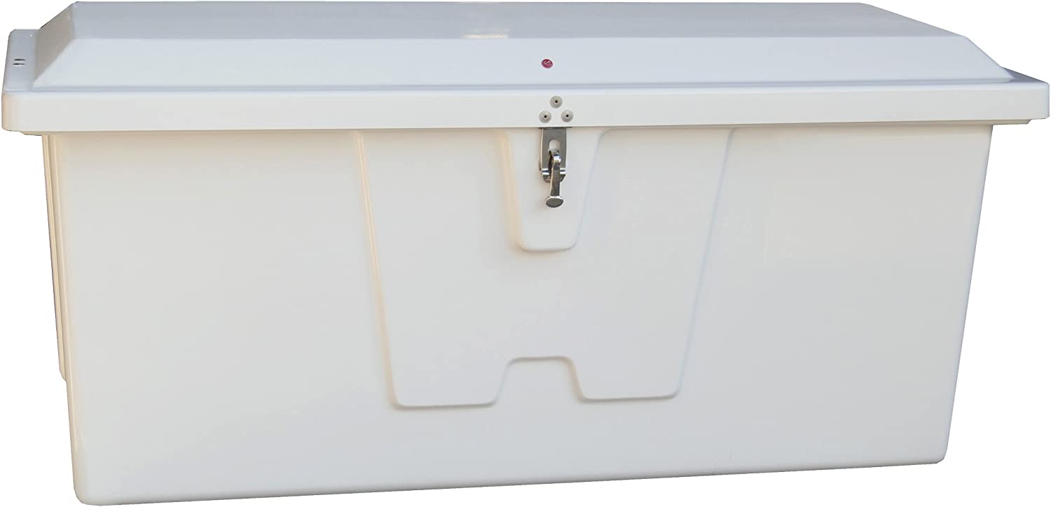 Stow 'n Go Fiberglass Dock Boxes, Gas Shocks, Medium (24x72x23")