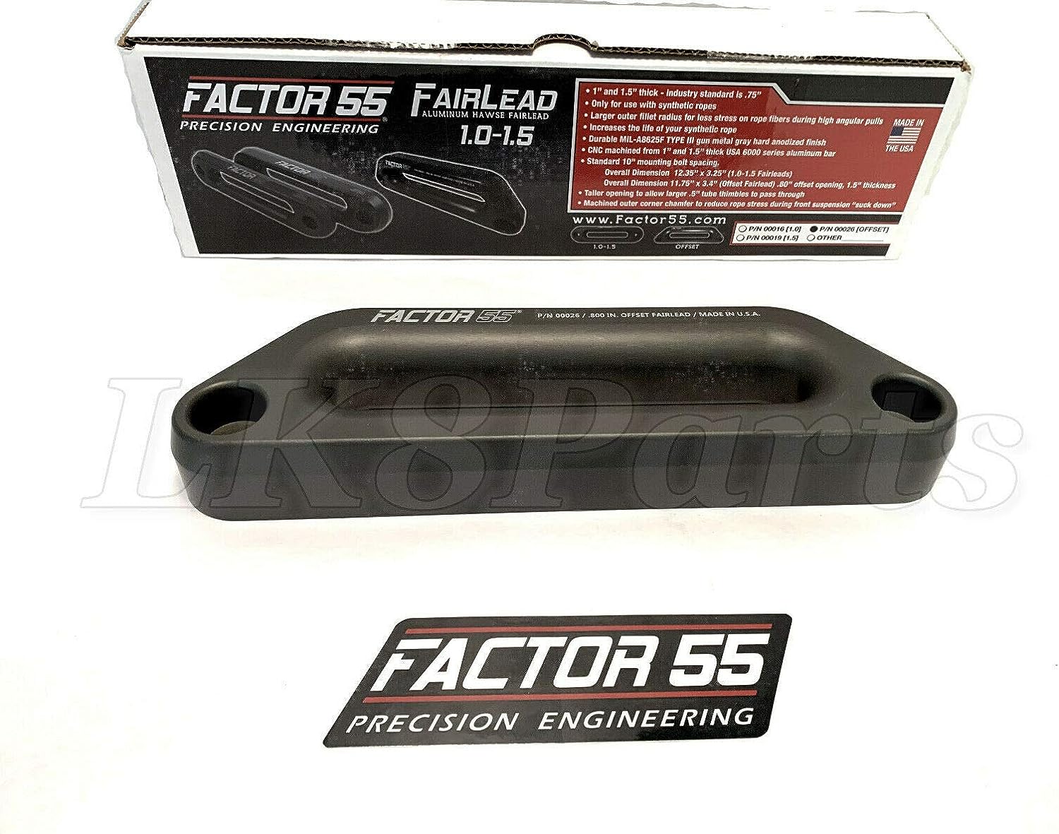 Factor 55 00026 Hawse Offset Fairlead 1.5 Inch Thick