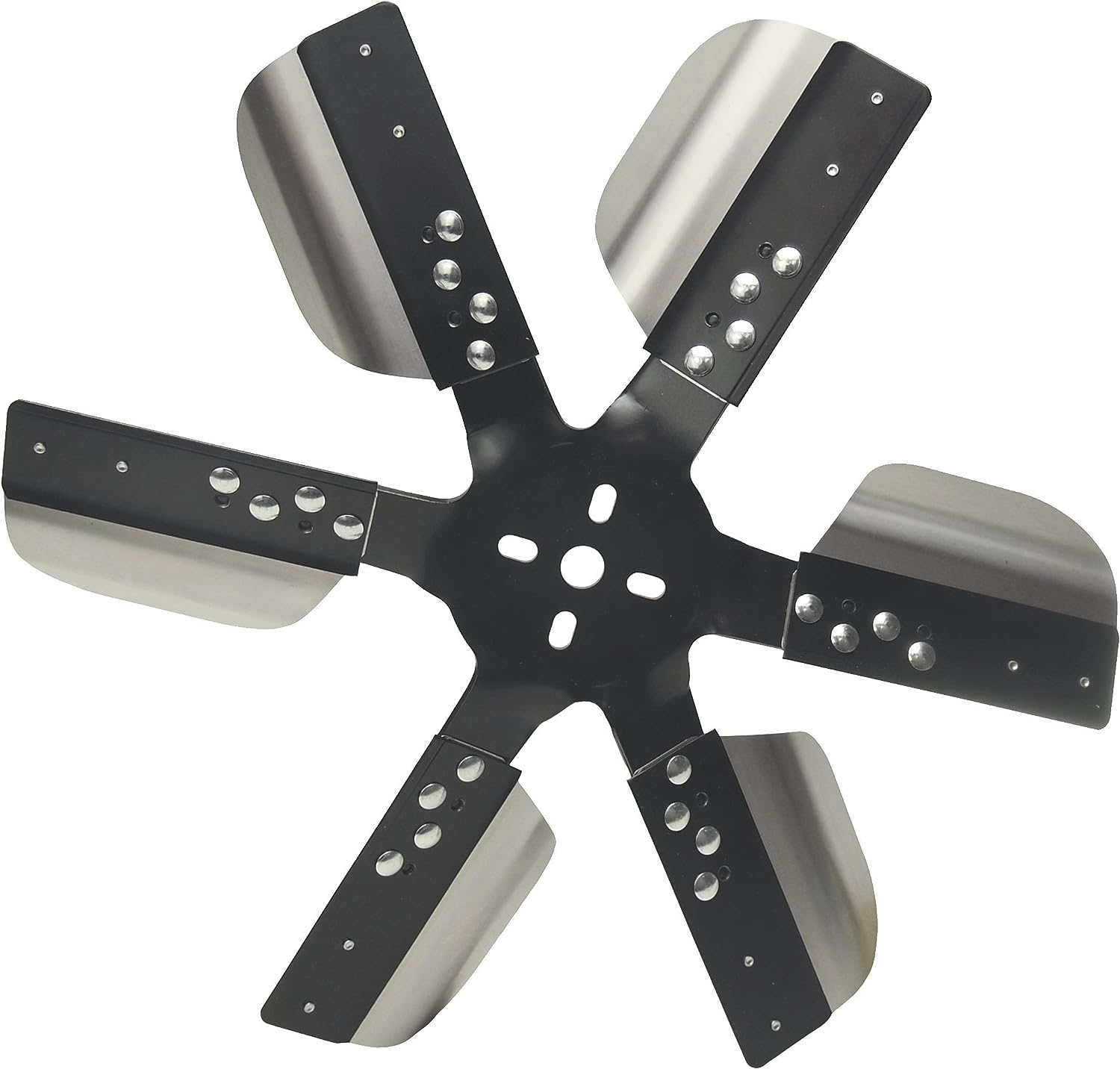 Derale 17017 Heavy Duty Fan Blade Series 1000 17" Stainless Steel Flex
